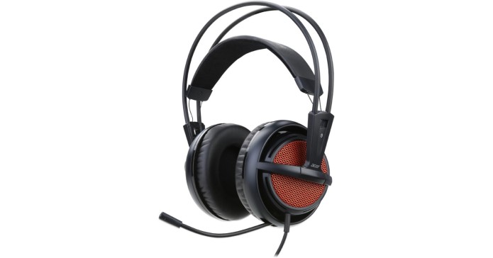 Acer Predator PHW510 Wired Headset Gaming Headphone Black, On the Ear