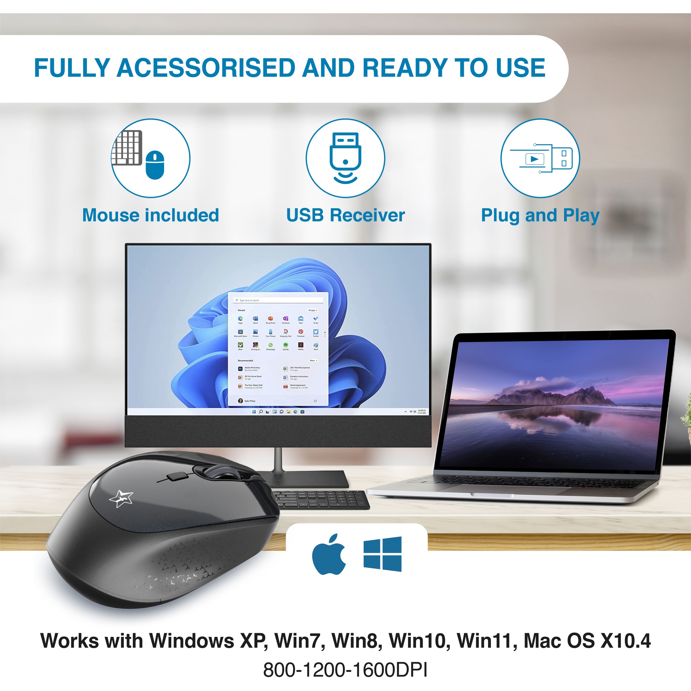 Flipkart SmartBuy IG9100, Keyboard & Mouse Combo- Wireless Multi-device ...