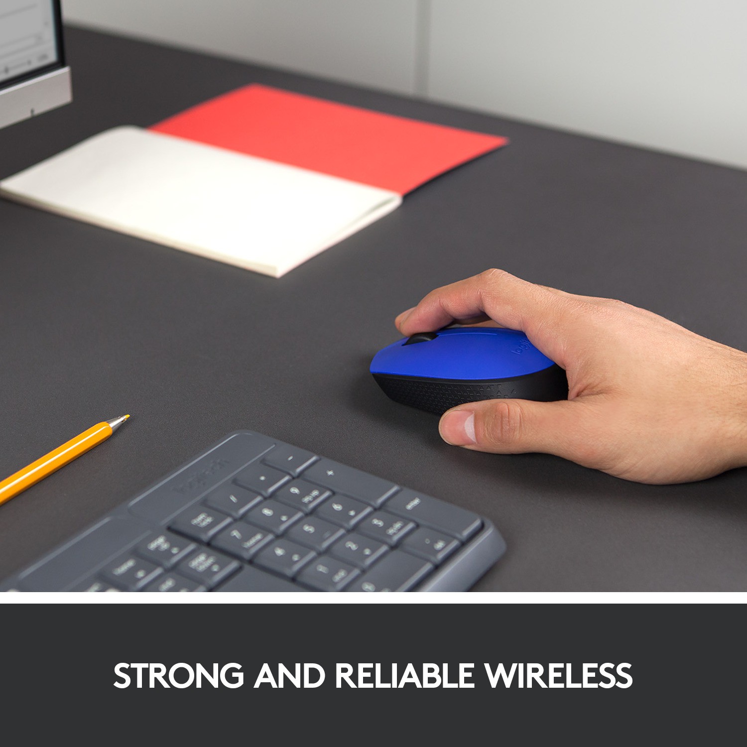 Logitech M171 Optical Tracking, Ambidextrous Wireless Optical Mouse (2 ...