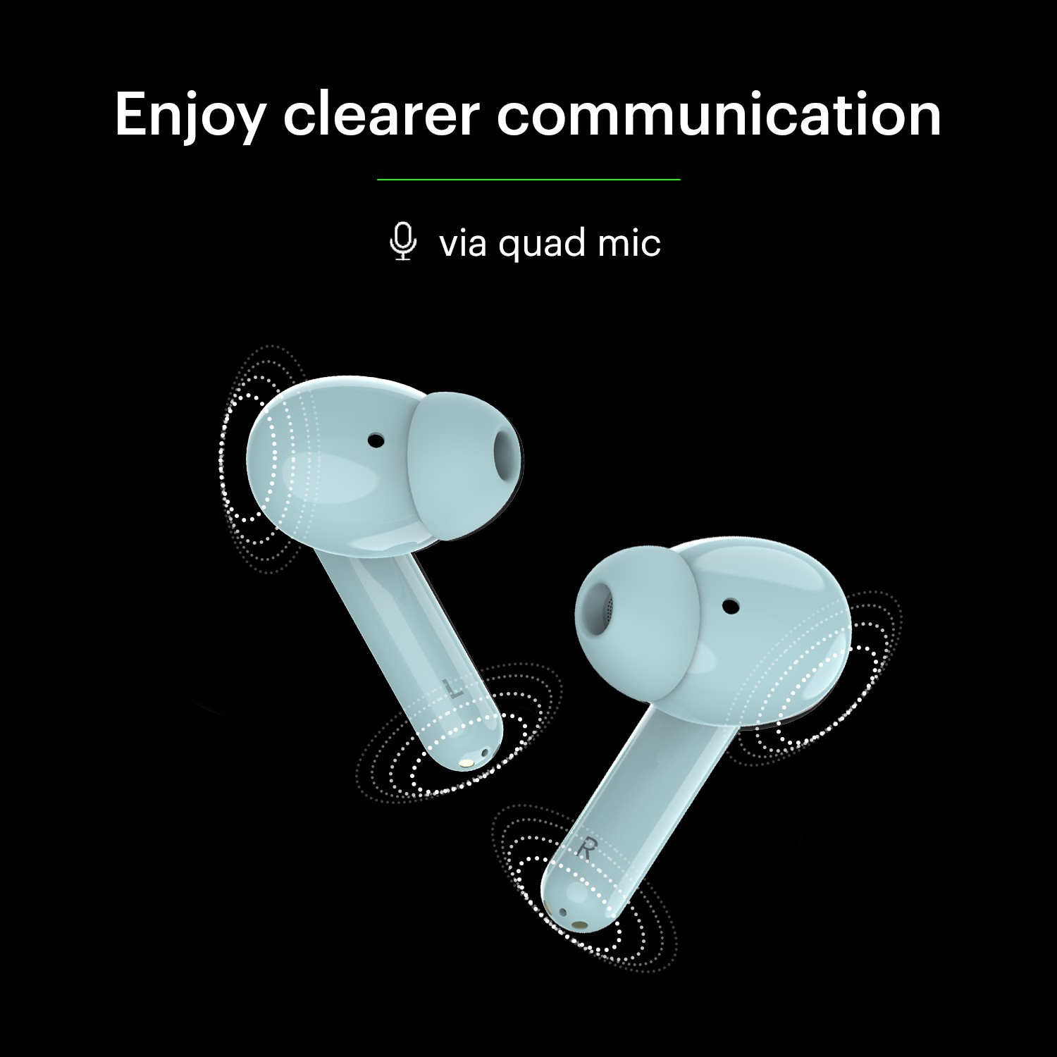 Noise Air Buds Pro with Active Noise Cancellation, Quad Mic ...
