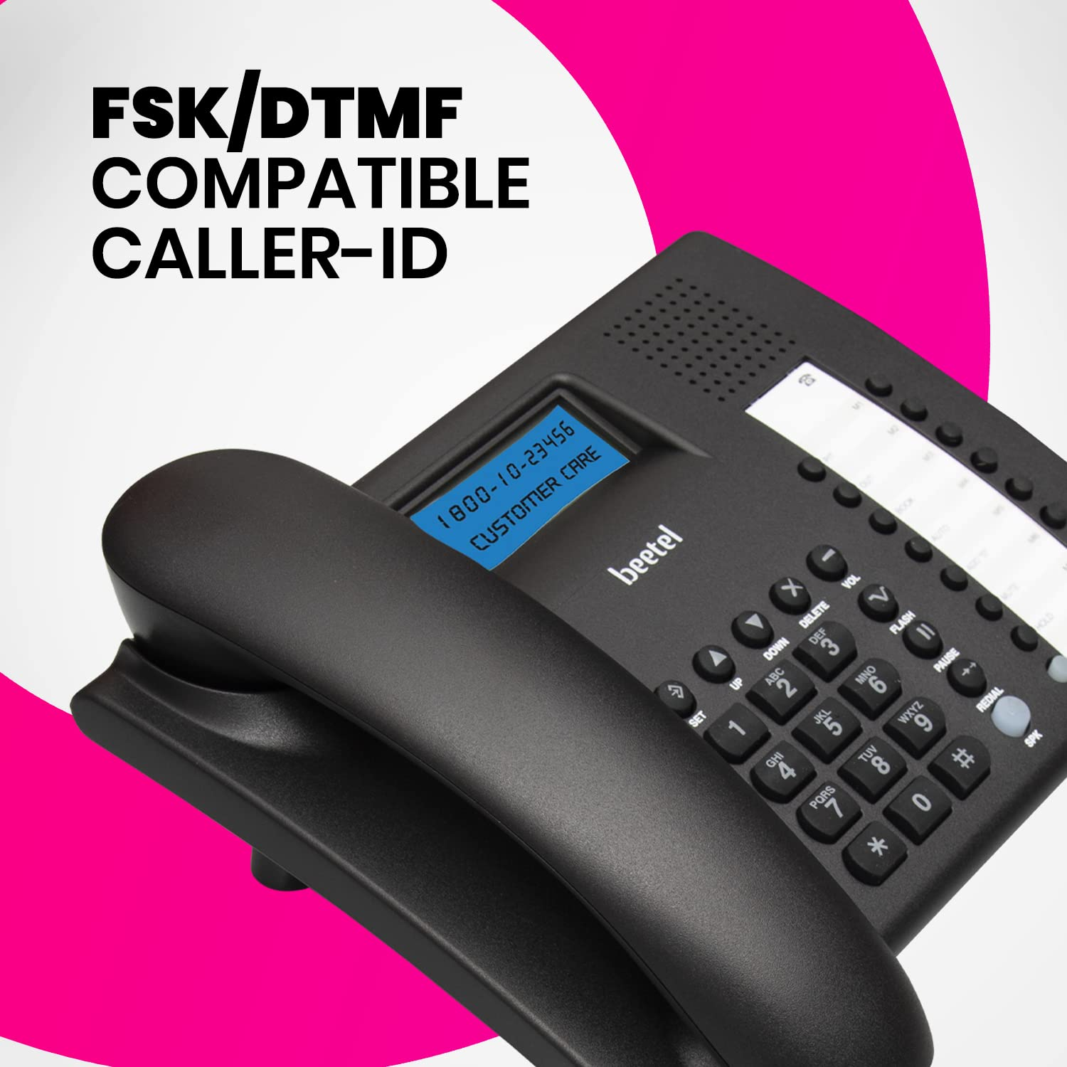Beetel M90N Caller ID Corded Landline Phone with 16 Beetel M90N Caller