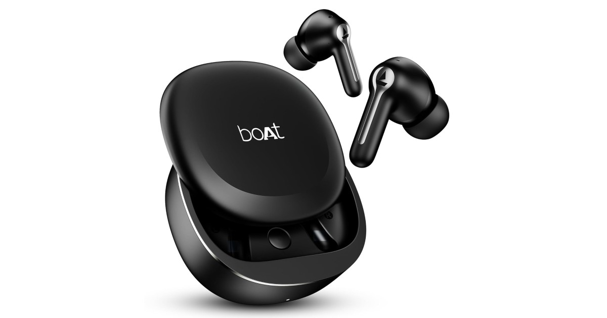 boAt Airdopes Prime 511, Volume Swipe Controls, 50H Battery, 4Mics ENx ...