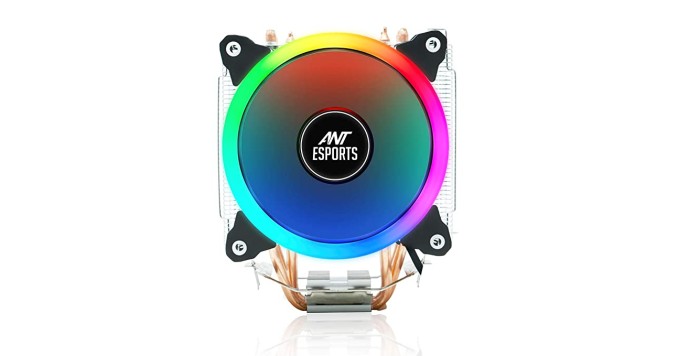 Ant Esports ICE-C612 with RGB CPU Cooler/Fan Support Intel LGA775 ...