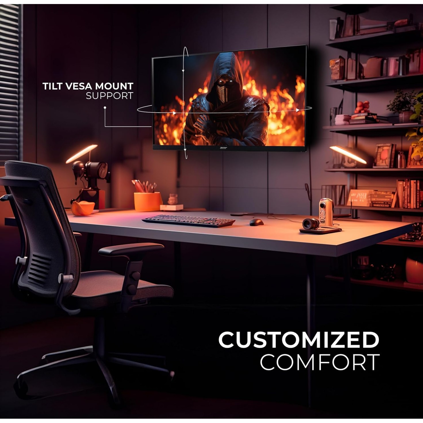 Acer Nitro VG271U M3 27 inch IPS WQHD 2560x1440 Pixels Gaming Backlight ...