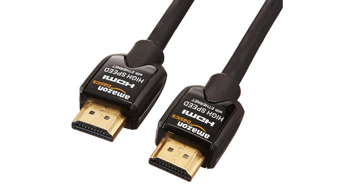 AmazonBasics High-Speed HDMI Cable 2-Pack - 3 Feet (0.9 Meters ...