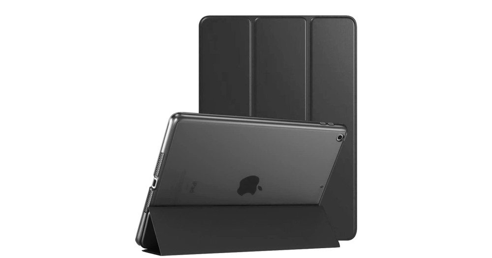 AmazonBasics Smart Trifold Hard Matte Back Flip Stand Case Cover for ...