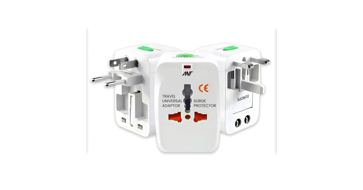 Ant Amigo International Travel Adapter, Worldwide All in One Universal ...
