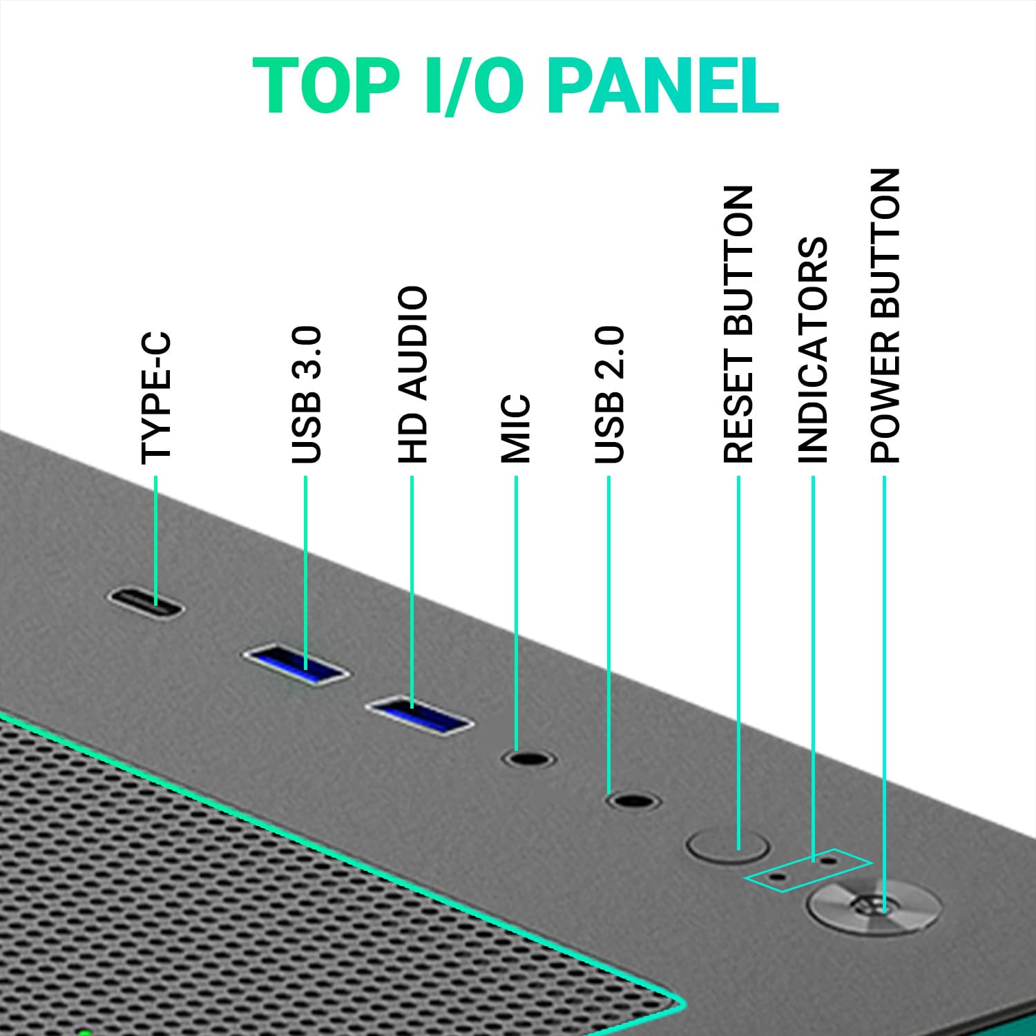 Ant Esports Crystal X11 Mid-Tower High End Computer Case/Gaming Cabinet ...