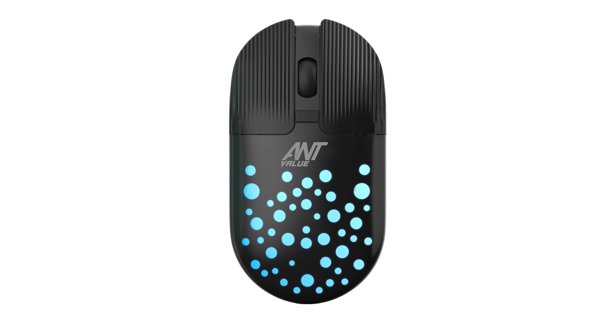 Ant Value FKAPU05 1600 DPI Wireless Mouse - Black