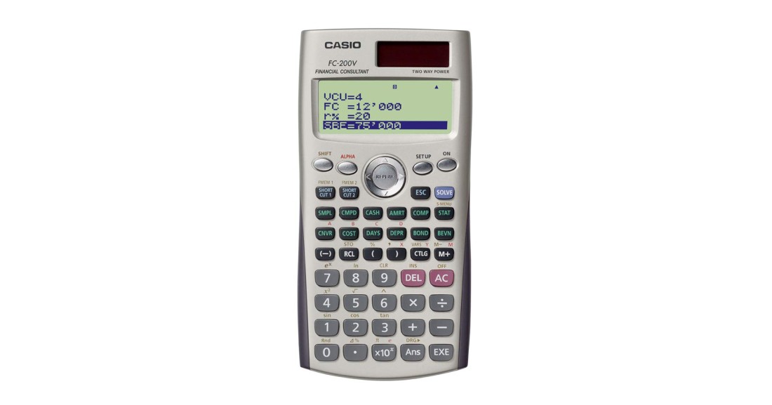 Casio FC-200V Financial Calculator