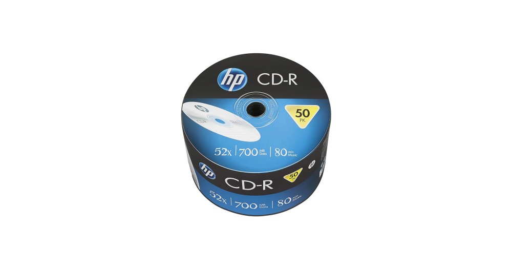 HP CD-R 700MB 50 Blank CD/Compact Disk Wrap Professional /Recordable ...