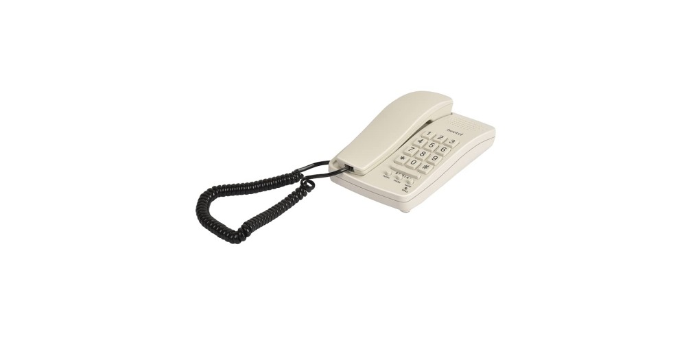 Beetel B15 Basic Corded Landline Phone (Warm Gray)