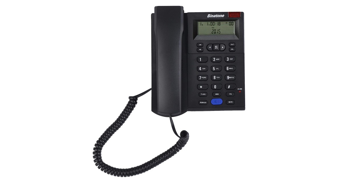 Binatone Concept 700 Corded Landline Phone (Black)