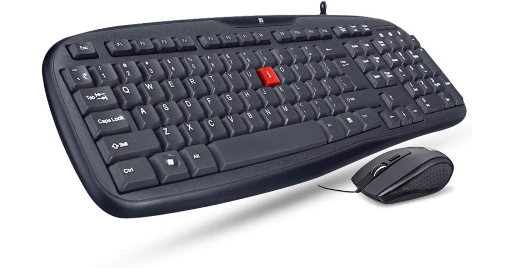 iBall Wintop Soft Key Keyboard and Mouse Combo with Water Resistant ...