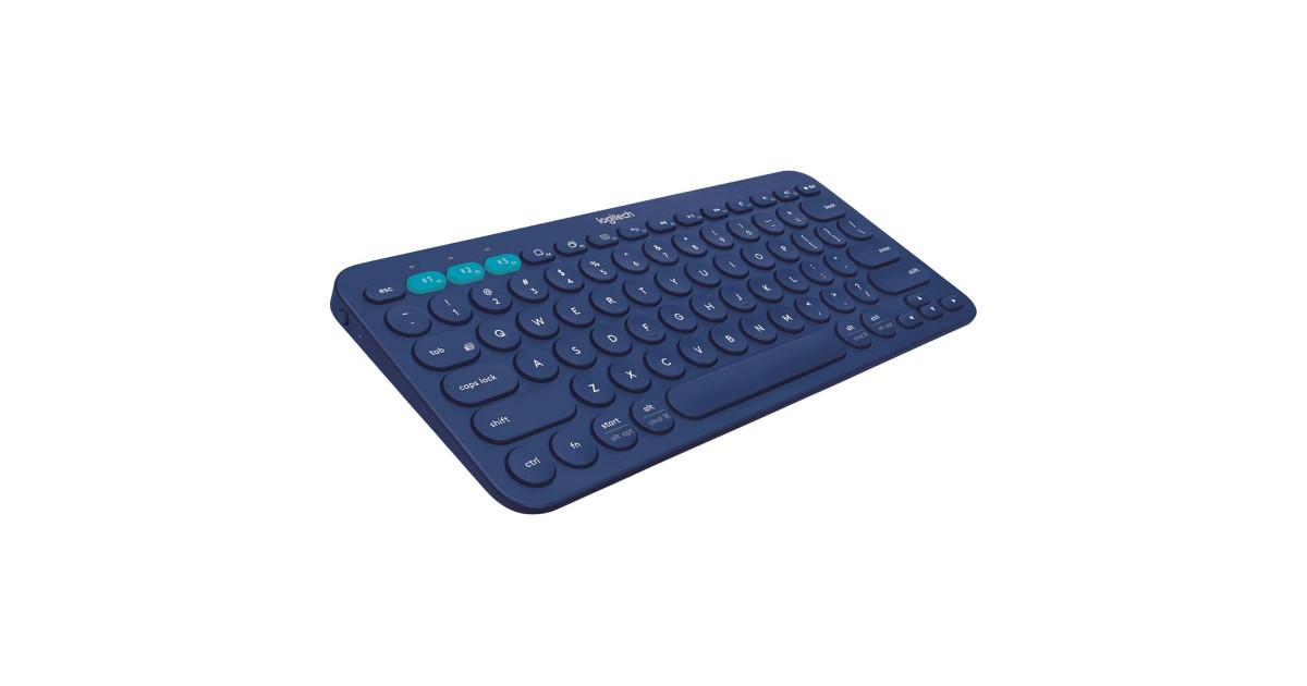 Logitech K380 Wireless Multi-Device Keyboard for Windows (Blue)