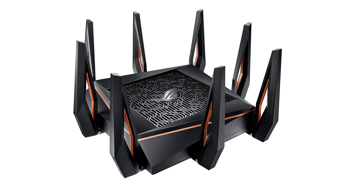 ASUS GT-AX11000 ROG Rapture Router (Black) AX11000 Tri-Band WiFi 6 ...