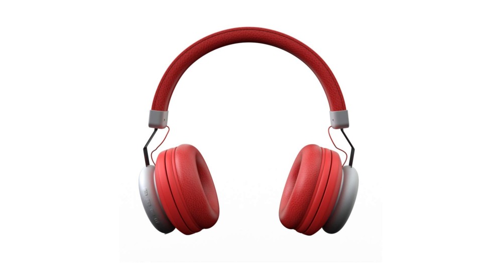GIZMORE GIZ MH403 Bluetooth Wireless Over Ear Headphone with Mic (Red)