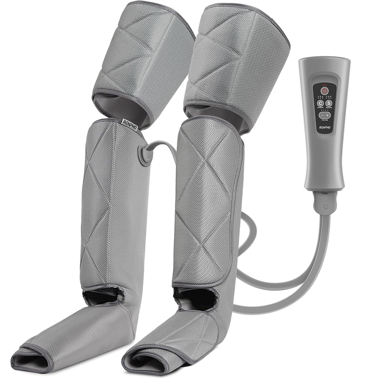 RENPHO Leg Massager, Air Compression for Circulation Calf Feet Thigh ...