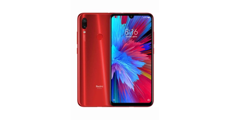 Xiaomi Mi Redmi Note 7S (64GB, 4GB RAM, Ruby Red) refurbished
