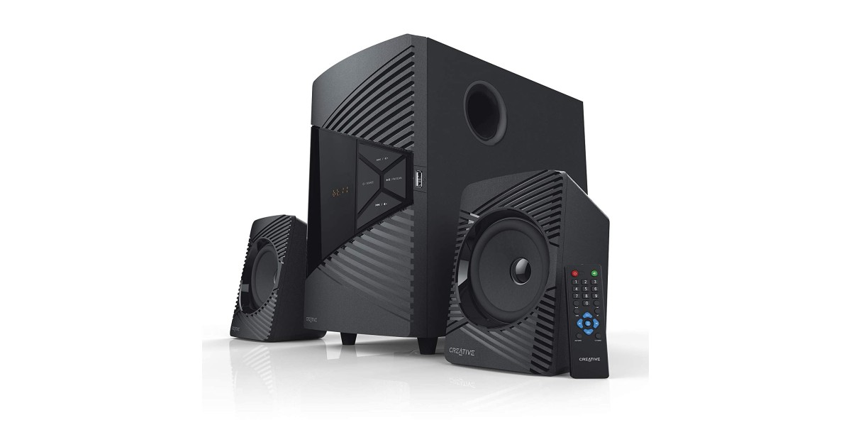 Creative sbs e2500, 2.1 channel 60w peak, high-performance bluetooth ...