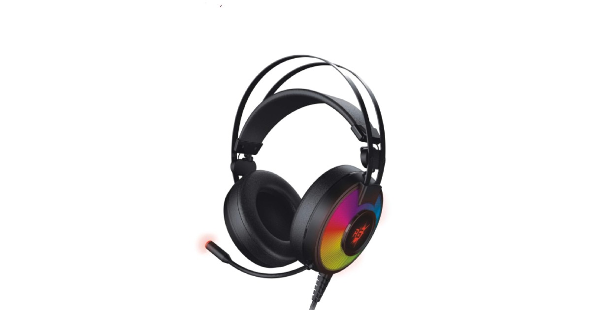 Redgear Comet 7.1 Wired Over Ear Headphones with Mic Black
