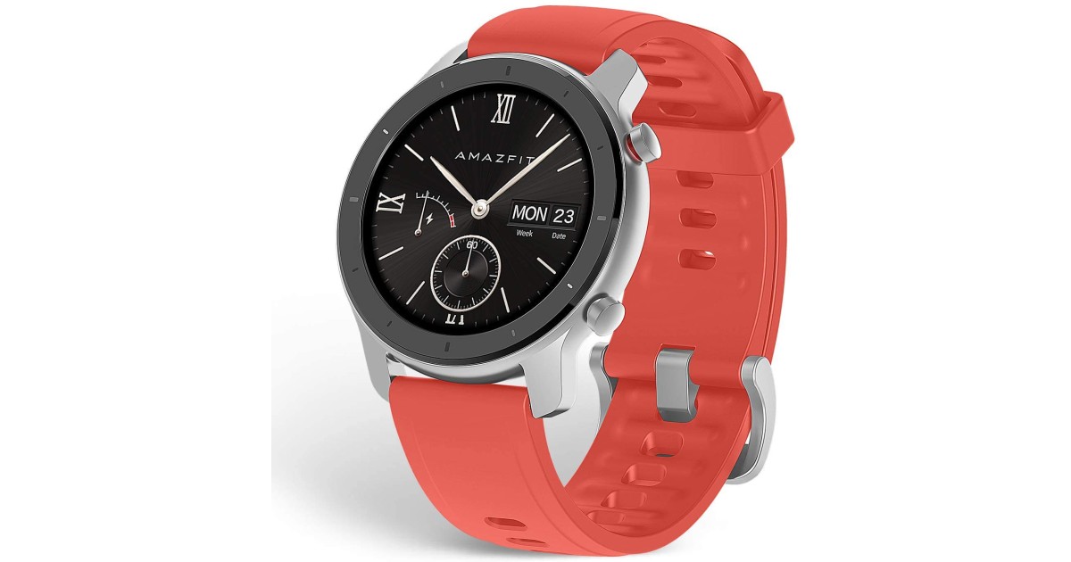 Amazfit Huami GTR Coral Red Smartwatch (42mm)