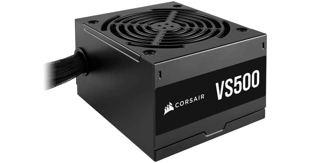 Corsair VS Series VS500 80 Plus Certified Non-Modular ATX Power Supply