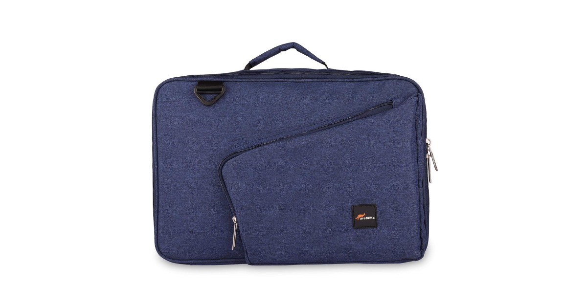 Protecta Vertex Lite Slim Profile Laptop Briefcase Bag with Organiser ...