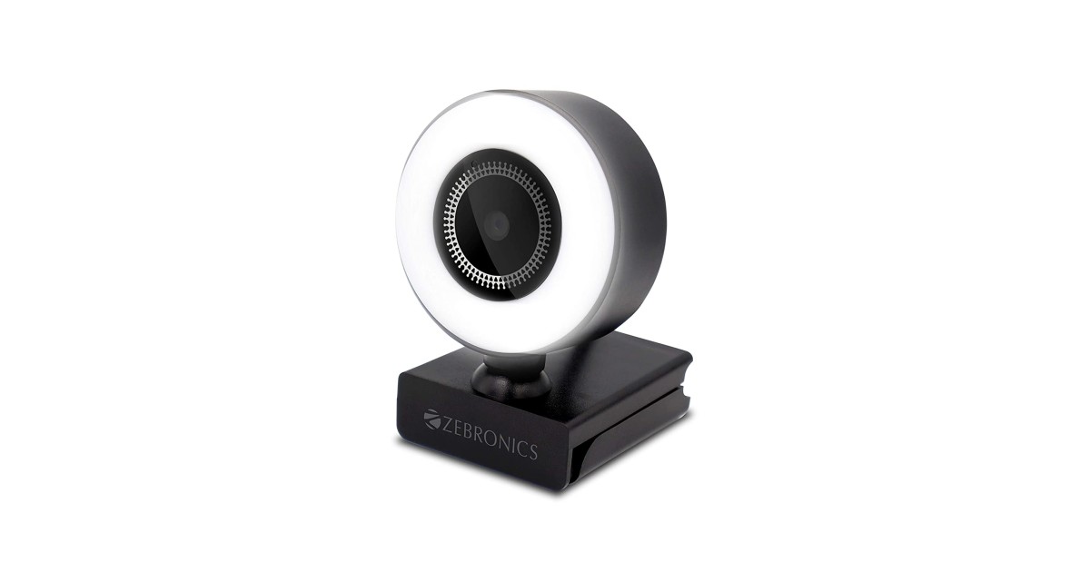 ZEBRONICS Zeb-Ultimate Star webcamera with 5P Lens 1920x1080 Full HD ...