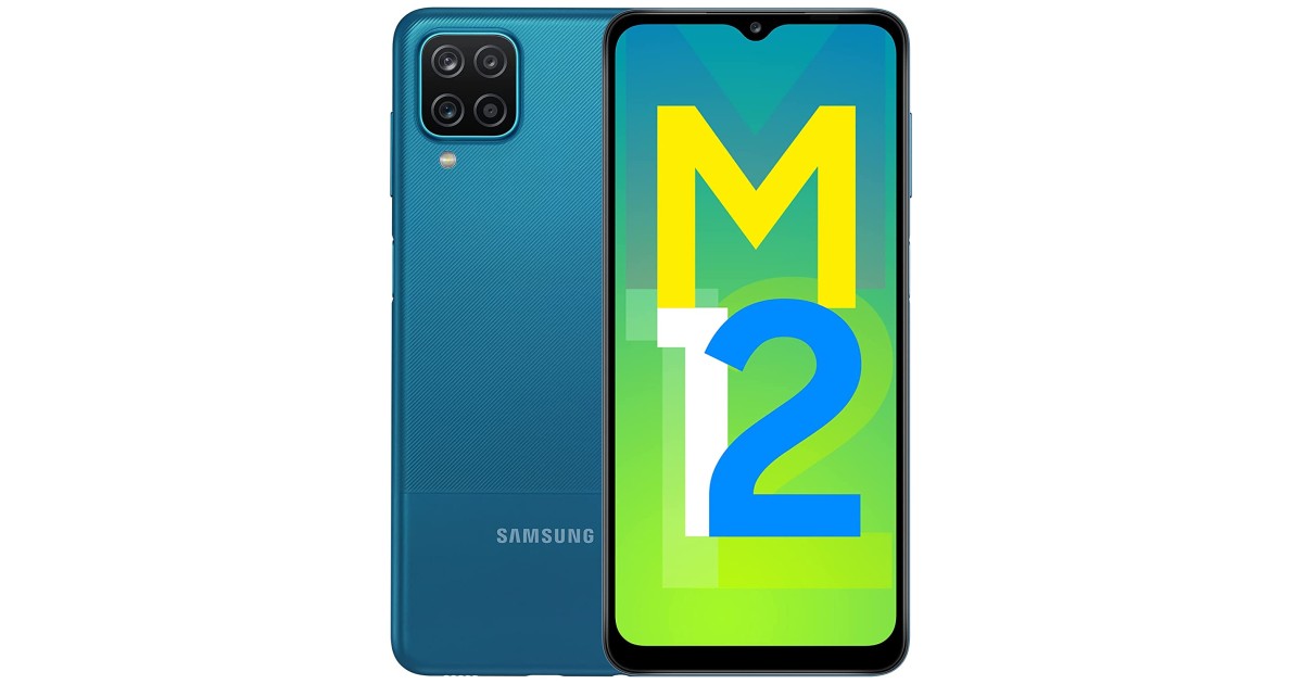 Samsung Galaxy M12 Blue,4GB RAM, 64GB Storage Refurbished