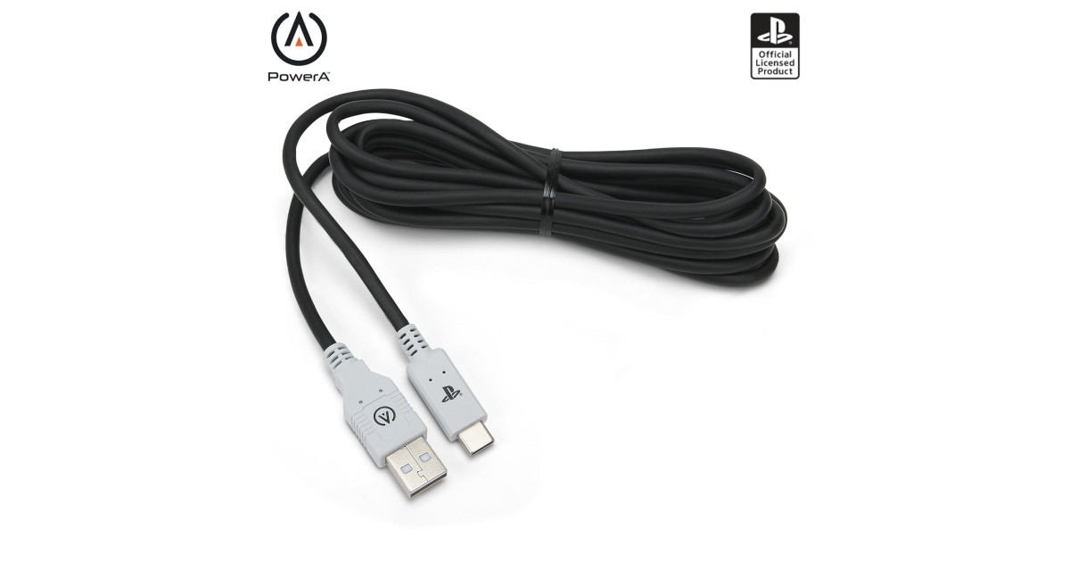 PowerA Usb-C Charging Cable For Playstation 5, Ps5, 3M (Officially ...