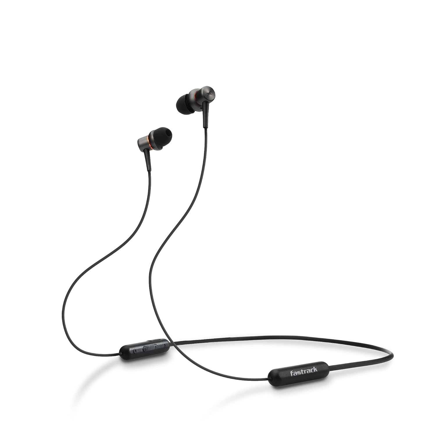 Fastrack Reflex Tunes FB2BKB01 Wireless Headphones Behind The Neck ...