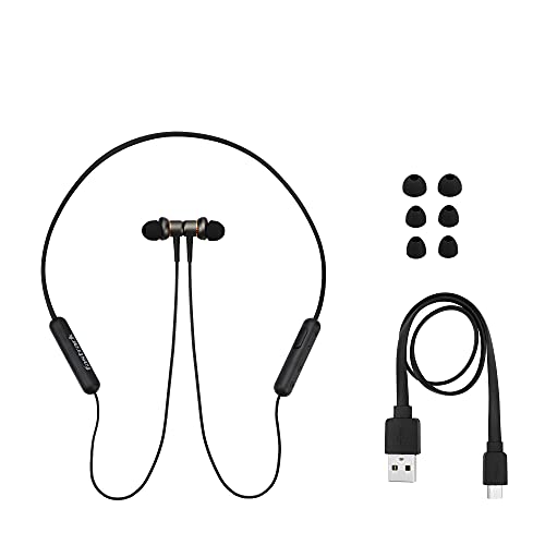 Fastrack Reflex Tunes FB2BKB01 Wireless Headphones Behind The Neck ...