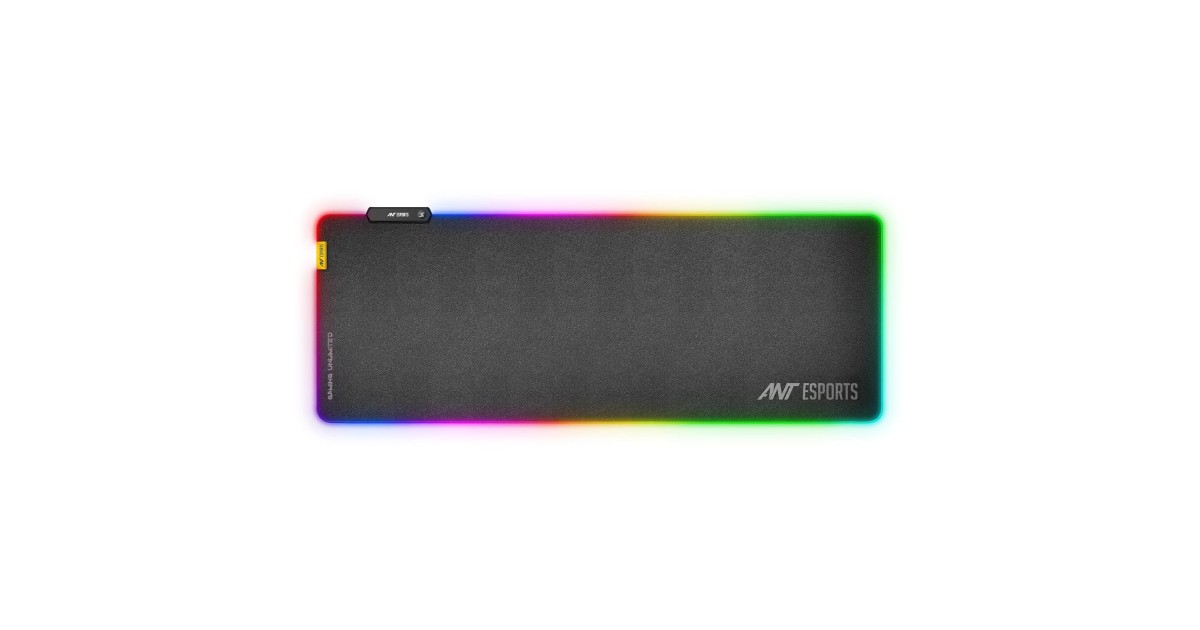 Ant Esports MP400 RGB Gaming Mouse Pad Anti-Slip Rubber Base with ...