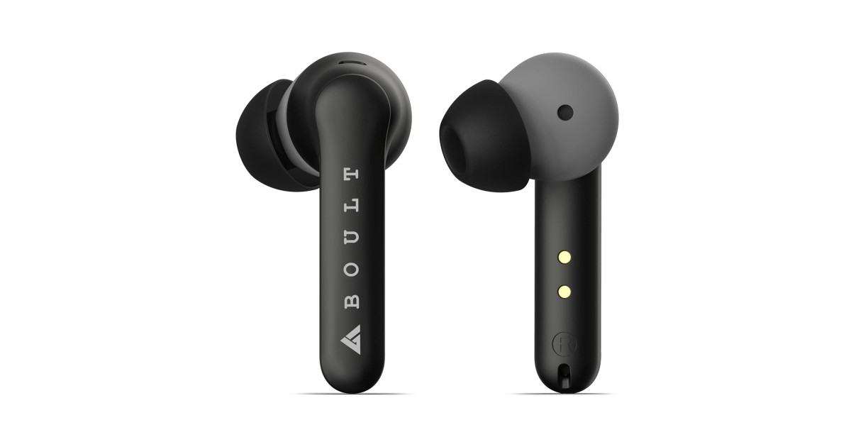 Boult Audio Newly Launched SoulPods Active Noise Cancellation (Black)