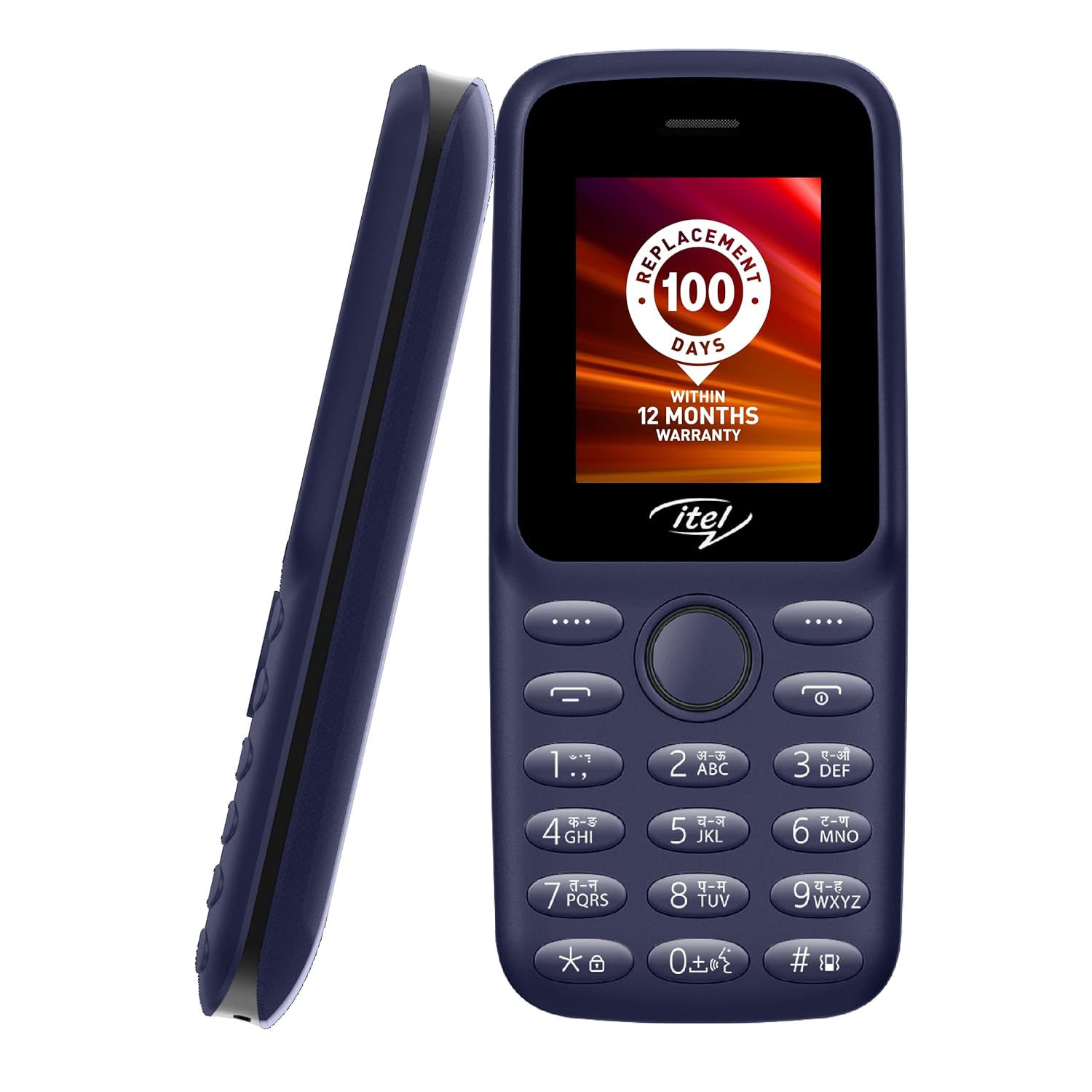 Itel U20 4 MB/32 MB 1.8 inch Black Keypad Feature Phone