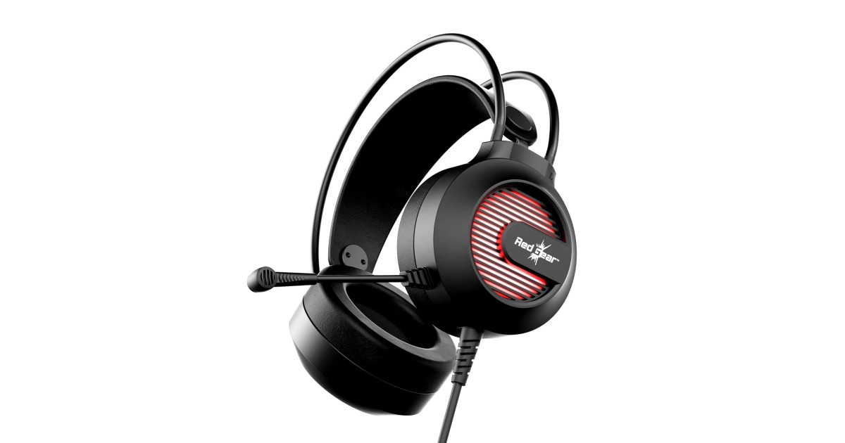 Redgear Shadow Helm Gaming Wired Over Ear Headset with Mic with 50Mm ...