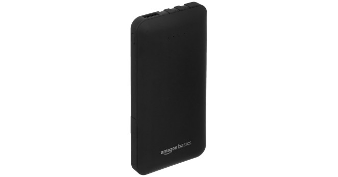 Amazon Basics 10000mAH Lithium Polymer Power Bank | 3 Charging Cables ...