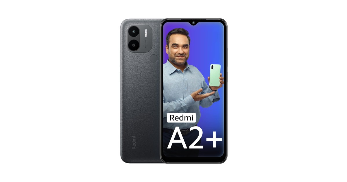 Redmi A2 Plus (Classic Black, 4GB RAM, 64GB Storage) Refurbished