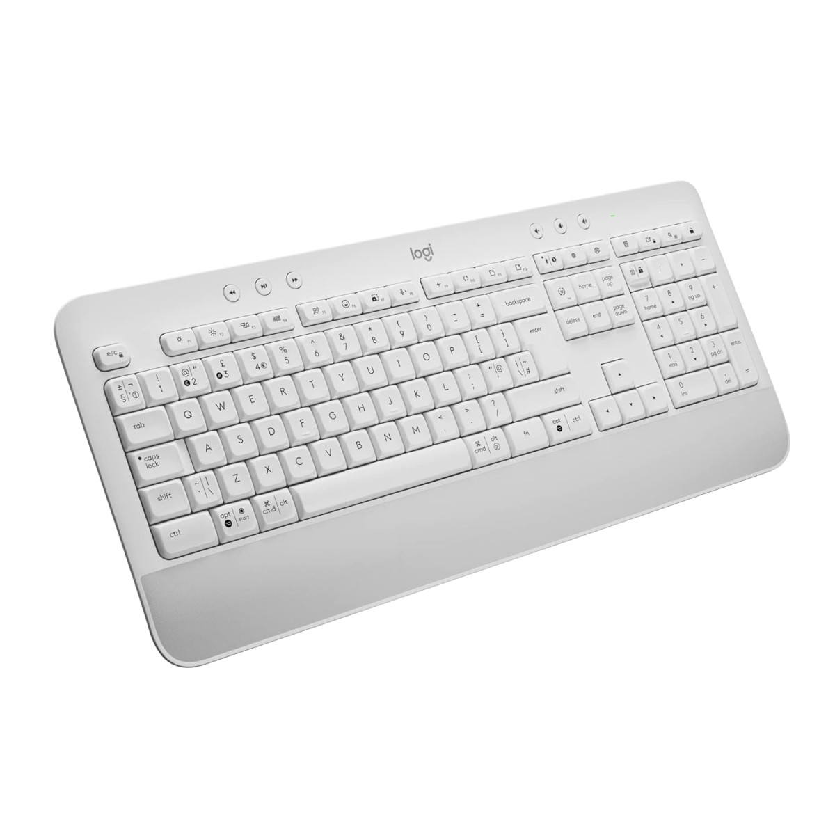 Logitech Signature K650 Wireless Keyboard with Wrist Rest, Full-Size ...