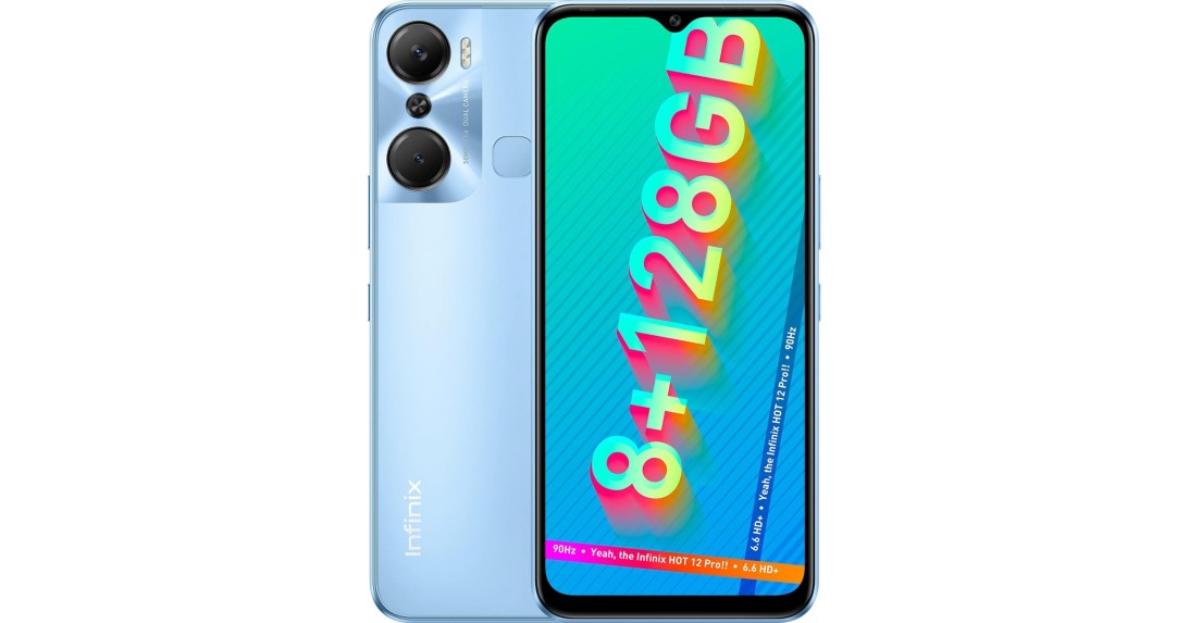 Infinix Hot 12 Pro (Electric Blue, 8GB RAM 128GB Storage) Refurbished