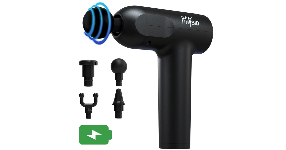 Dr Physio Supervolt Go 1023 Pro Cordless Rechargeable Portable Massager ...