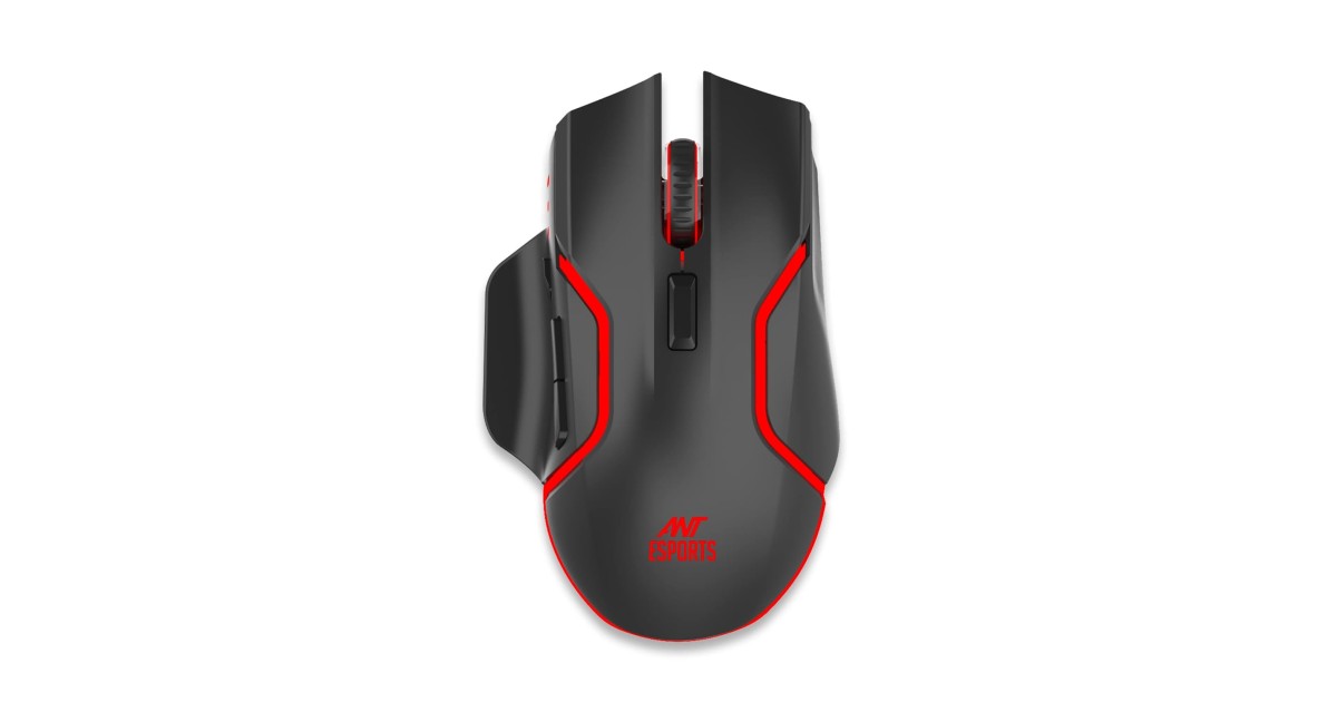 Ant Esports GM320 Pro Optical Wireless Gaming Mouse with RGB LED ...
