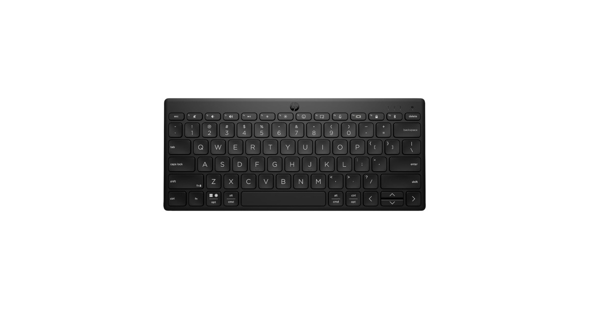 HP 350 Compact Multi-Device Bluetooth Wireless Keyboard Spill Resistant ...