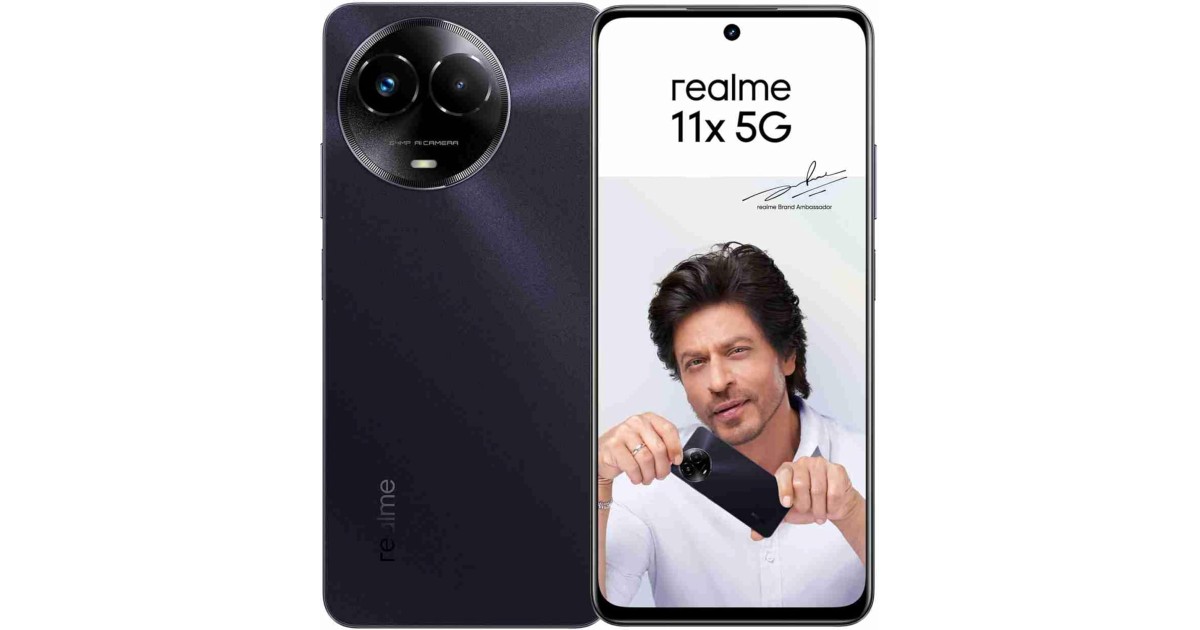 Realme 11x 5G (Midnight Black, 8GB RAM, 128GB Storage) Refurbished