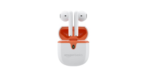 Buy Amazon basics True Wireless in-Ear Earbuds with Mic White