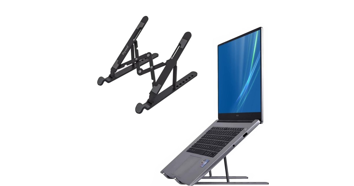Dyazo ABS Plastic Laptop Stand Height & Angle Adjustable | Foldable ...