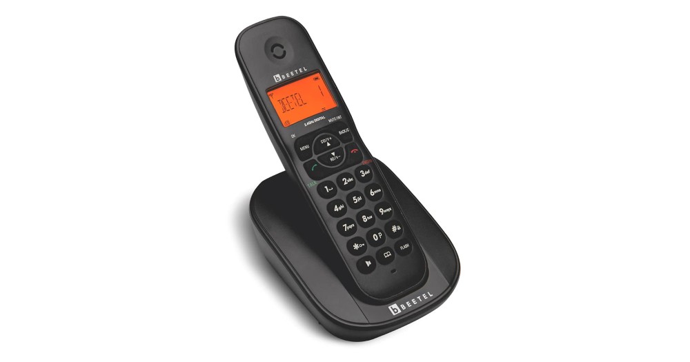 Beetel X73 Cordless 2.4Ghz Landline Phone with Caller ID Display, 2-Way ...