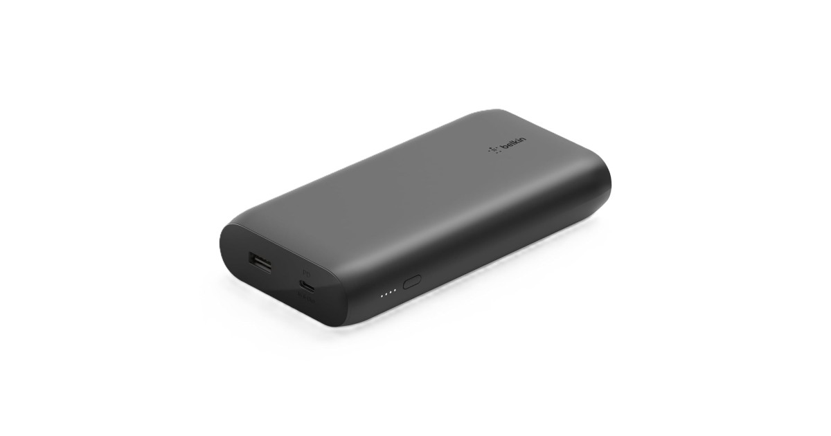 Belkin 20000 mAh 30W PD Power Bank for MacBook, Mobiles and Tablets ...