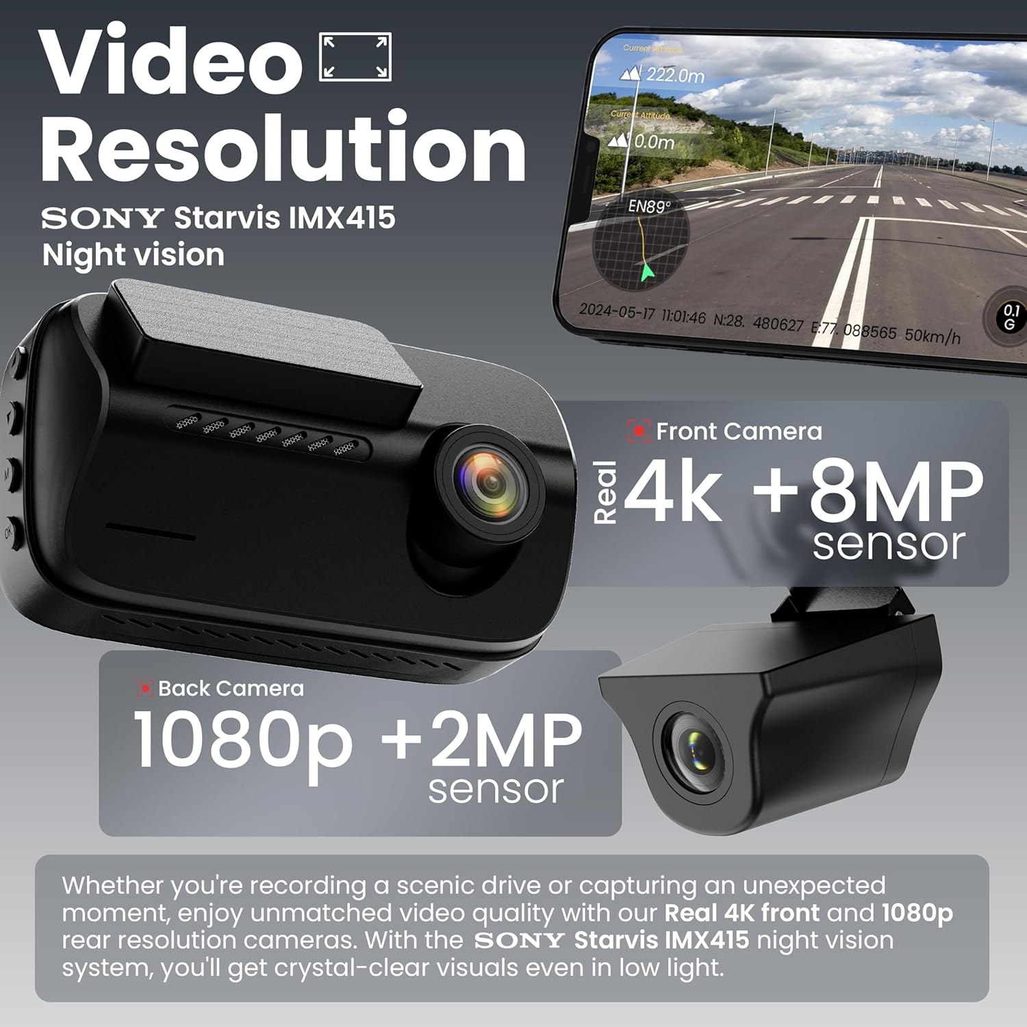 Boult Cruisecam X1 GPS Dash Camera for Car | 1080p HD Recording | 170 ...